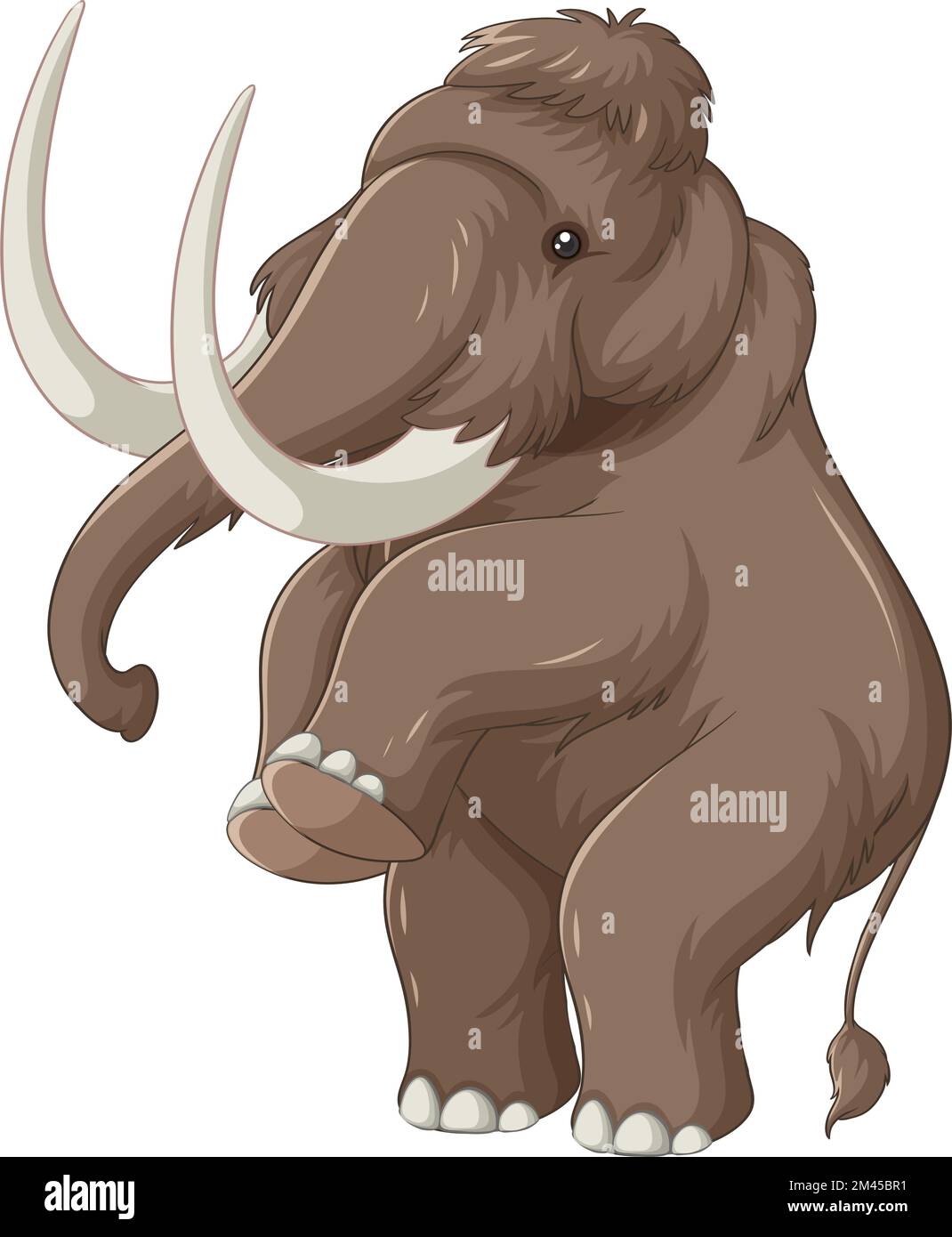 Woolly mammoth extinct animal vector illustration Stock Vector Image & Art - Alamy