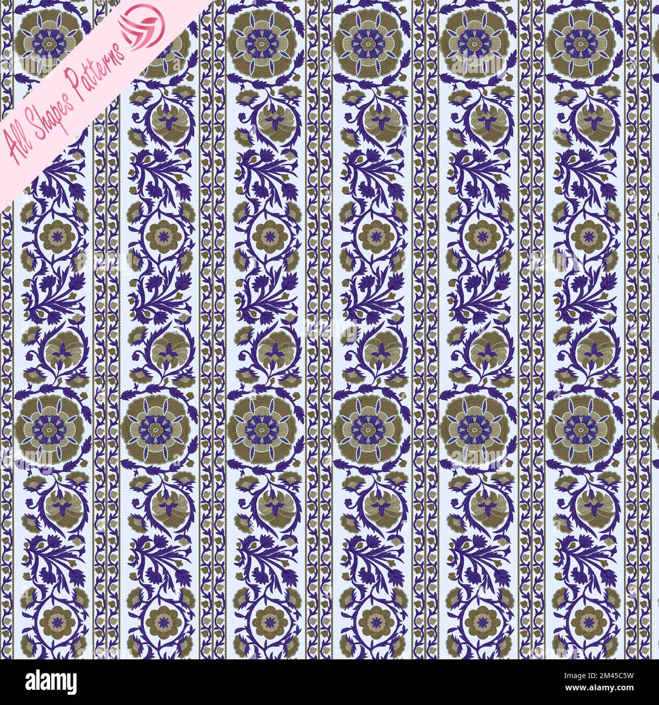 Digital And Textile Design Pattern Stock Photo - Alamy