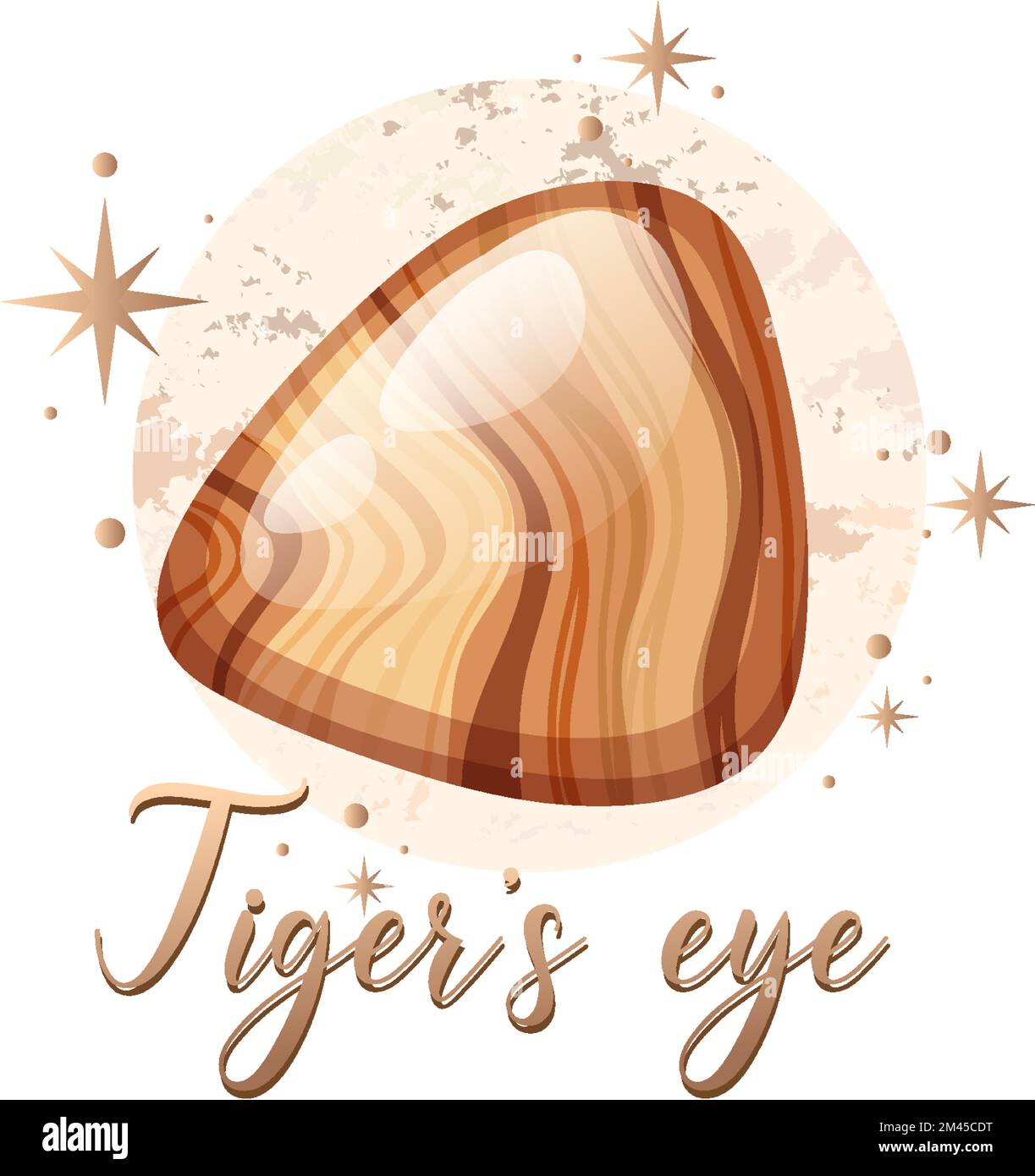 Tigers eye stone with text illustration Stock Vector Image & Art - Alamy