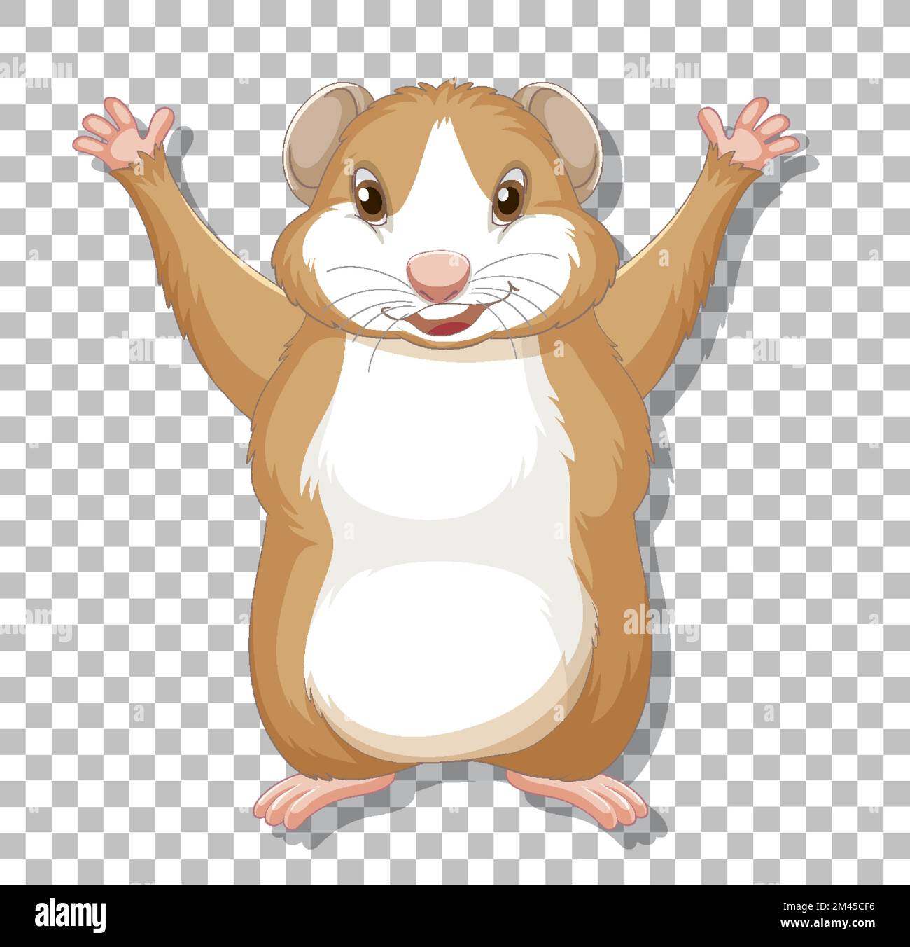 Hamster in cartoon style illustration Stock Vector Image & Art - Alamy