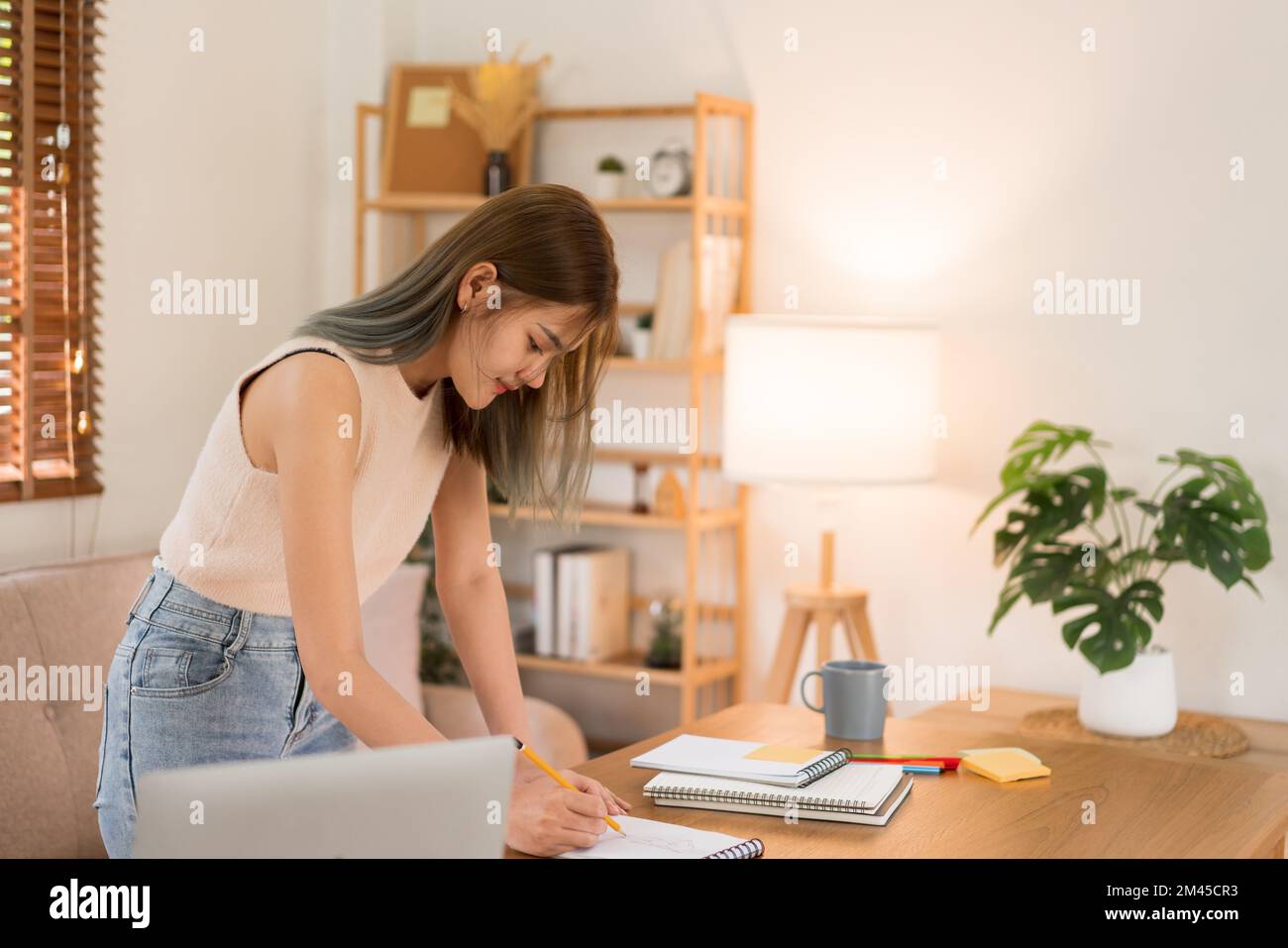 Creative design concept, Fashion designer sketching model to creating ...