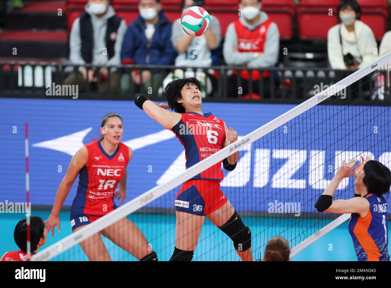 Tokyo Gymnasium, Tokyo, Japan. 18th Dec, 2022. Kaori Ueno (NEC ...
