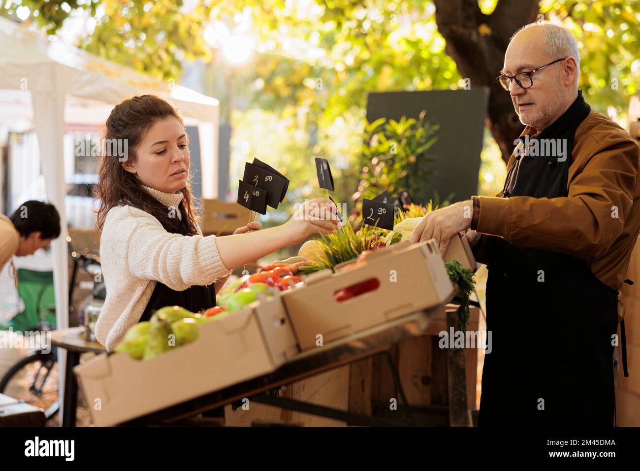 Black man selling fruits vegetables hi-res stock photography and images ...
