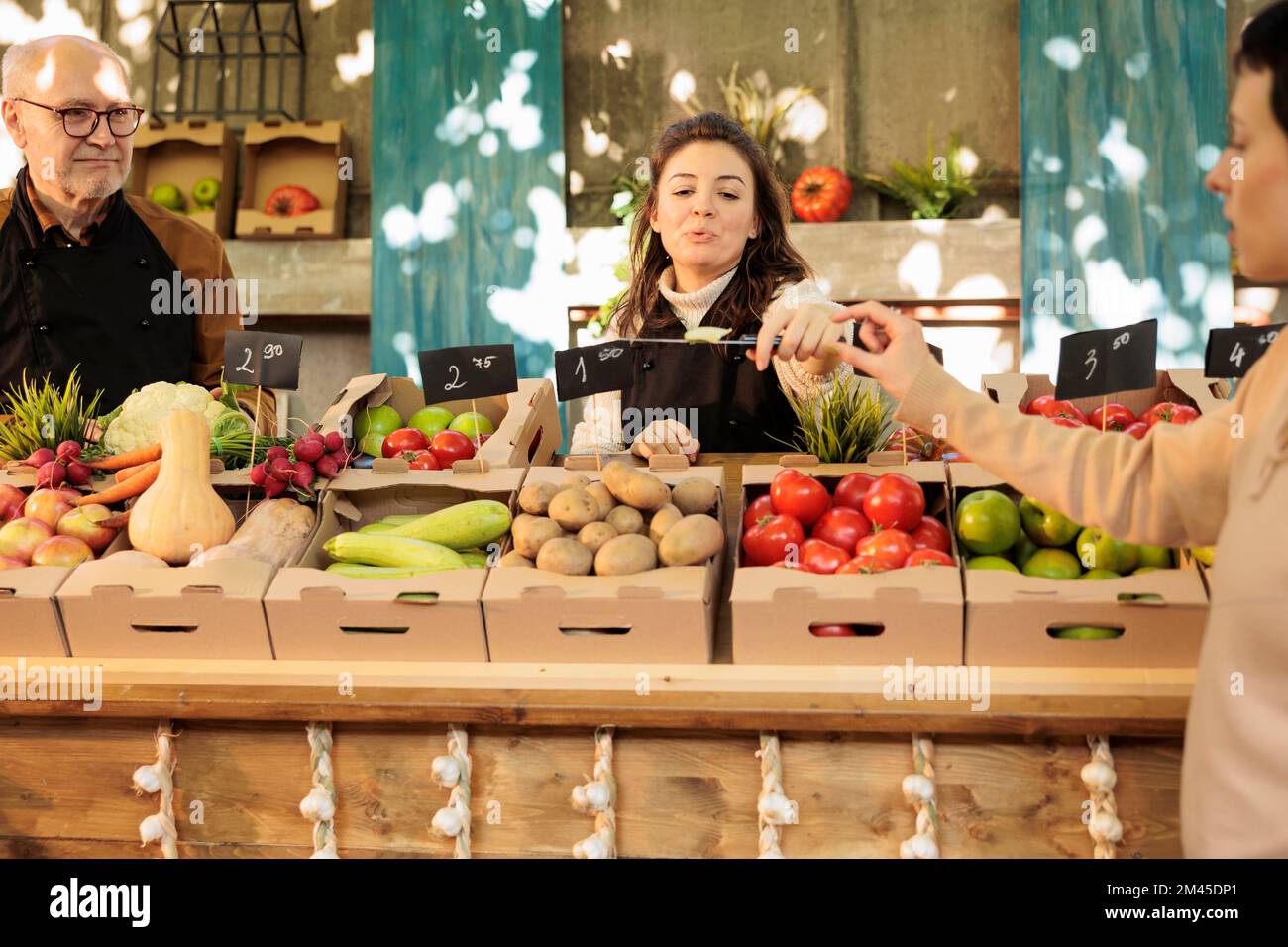 Black man selling fruits vegetables hi-res stock photography and images ...