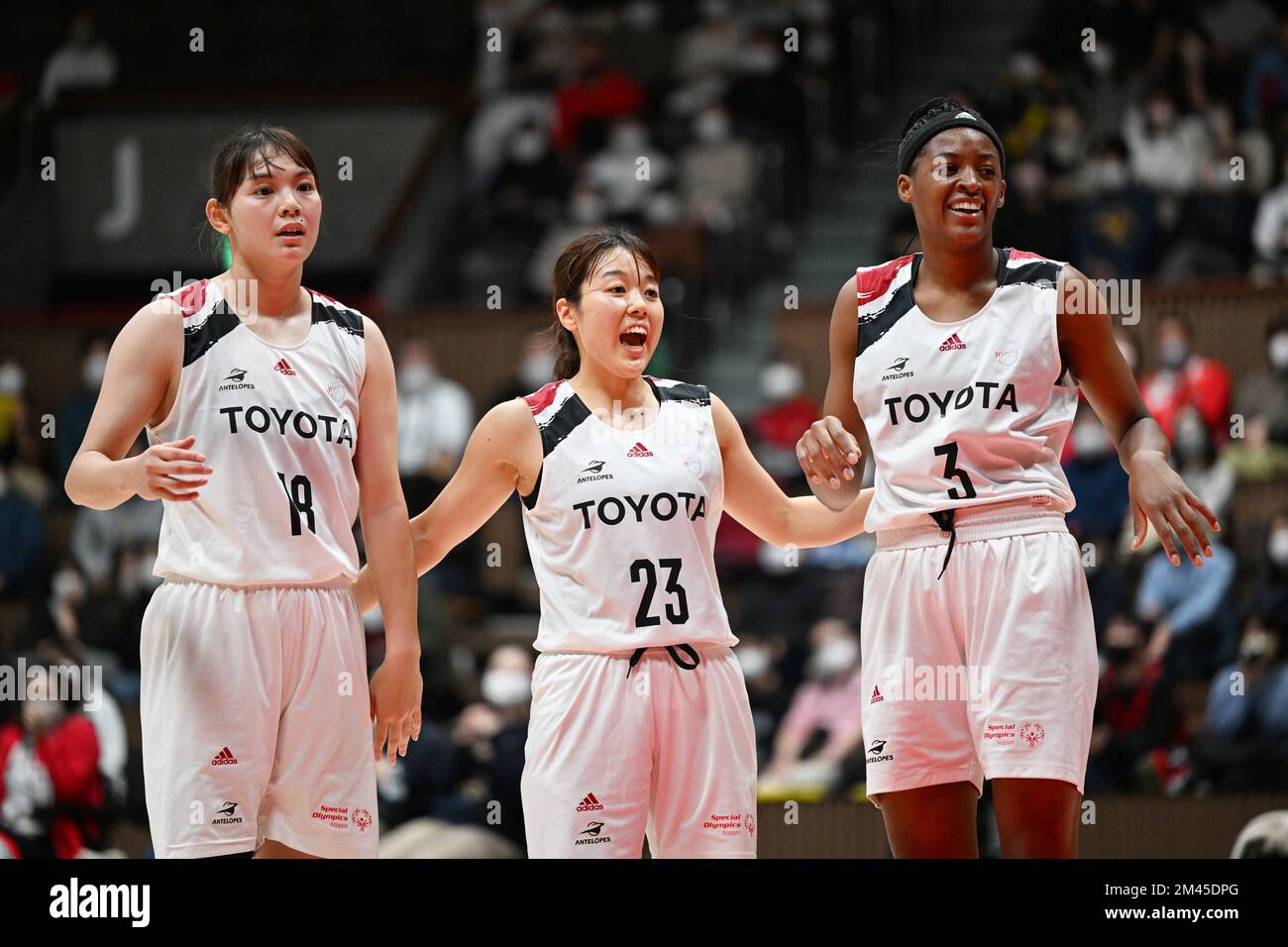 Yoyogi 2nd Gymnasium, Tokyo, Japan. 17th Dec, 2022. (L-R) Kiho ...