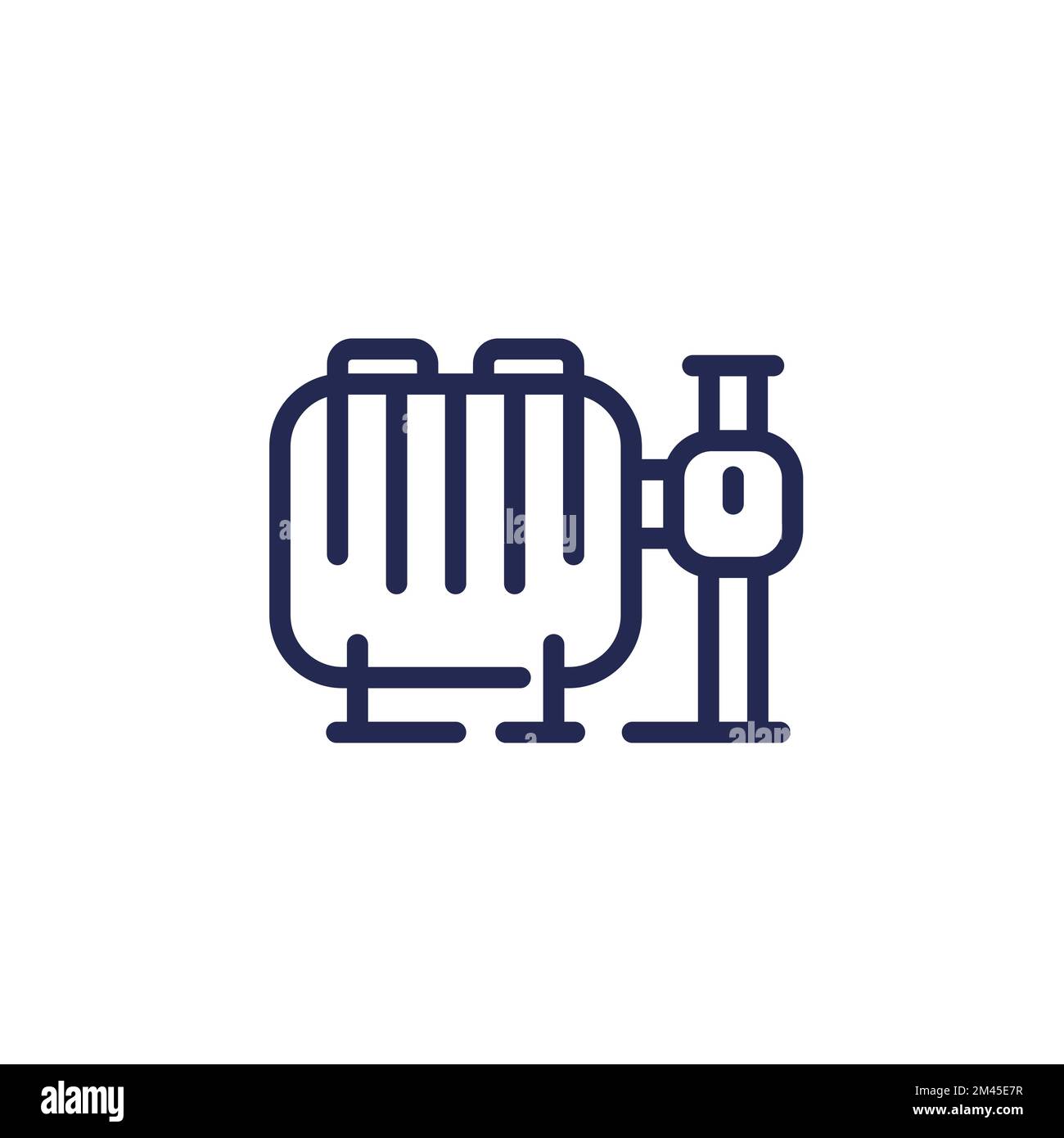 Water pump electric machine with compressor Cut Out Stock Images ...