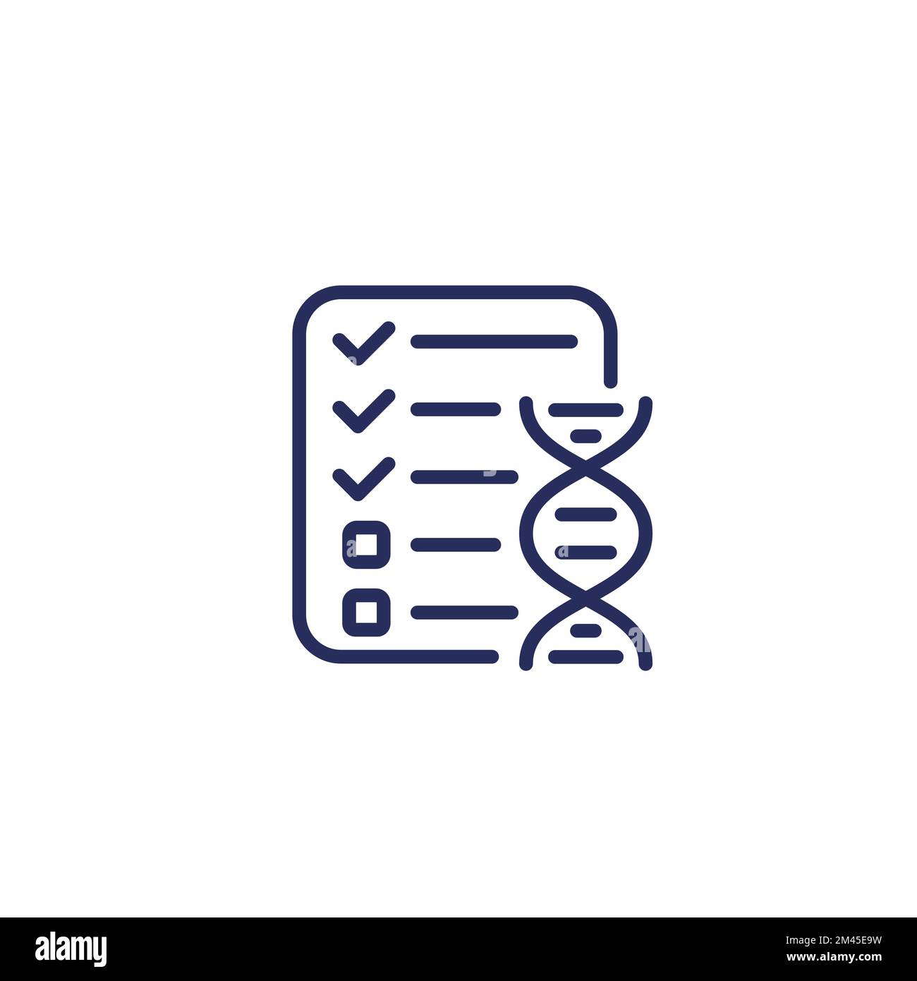 Dna test results Stock Vector Images - Alamy