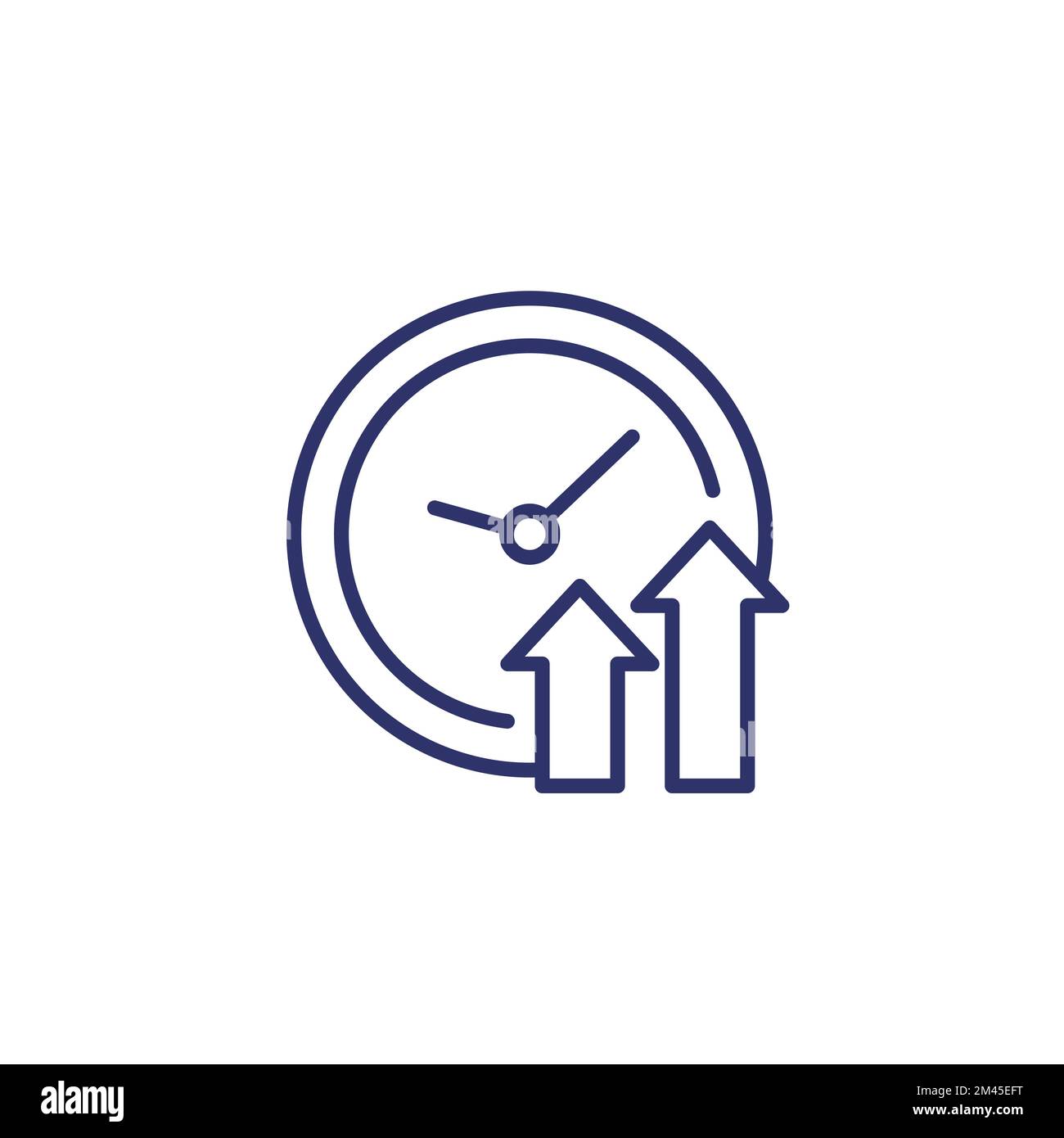 overtime, working over time line icon Stock Vector Image & Art - Alamy