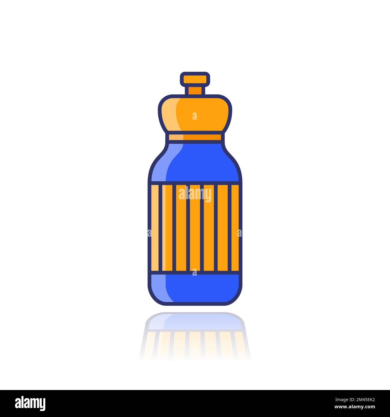 Water bottle isolated over Stock Vector Images - Alamy