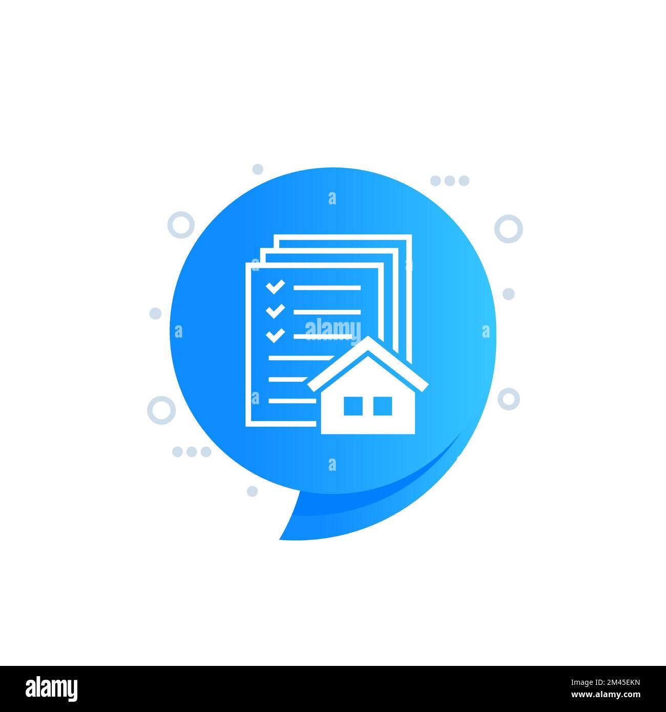 Building Permit Icon For Web Stock Vector Image And Art Alamy