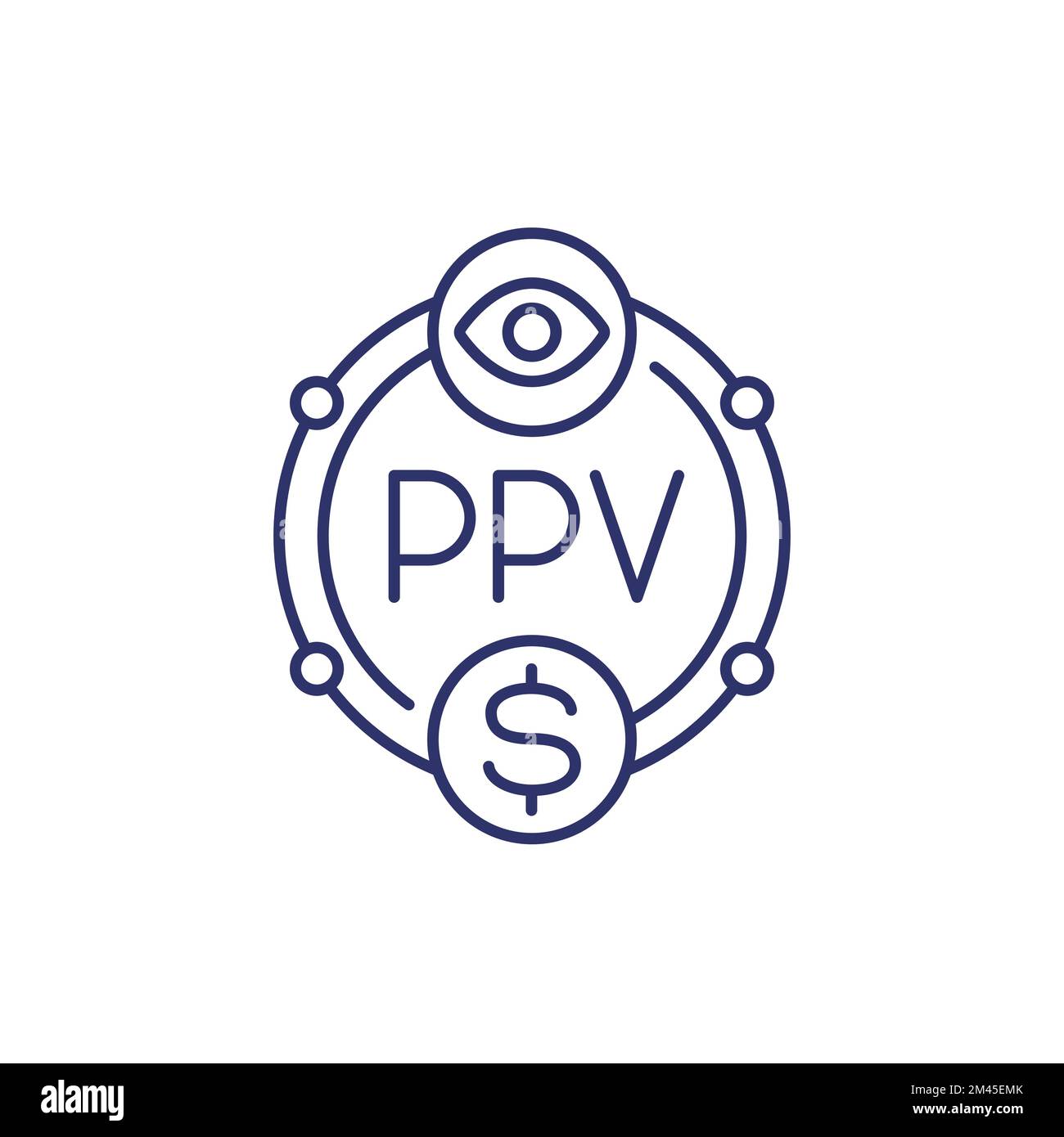 ppv icon, pay per view line vector Stock Vector Image & Art - Alamy