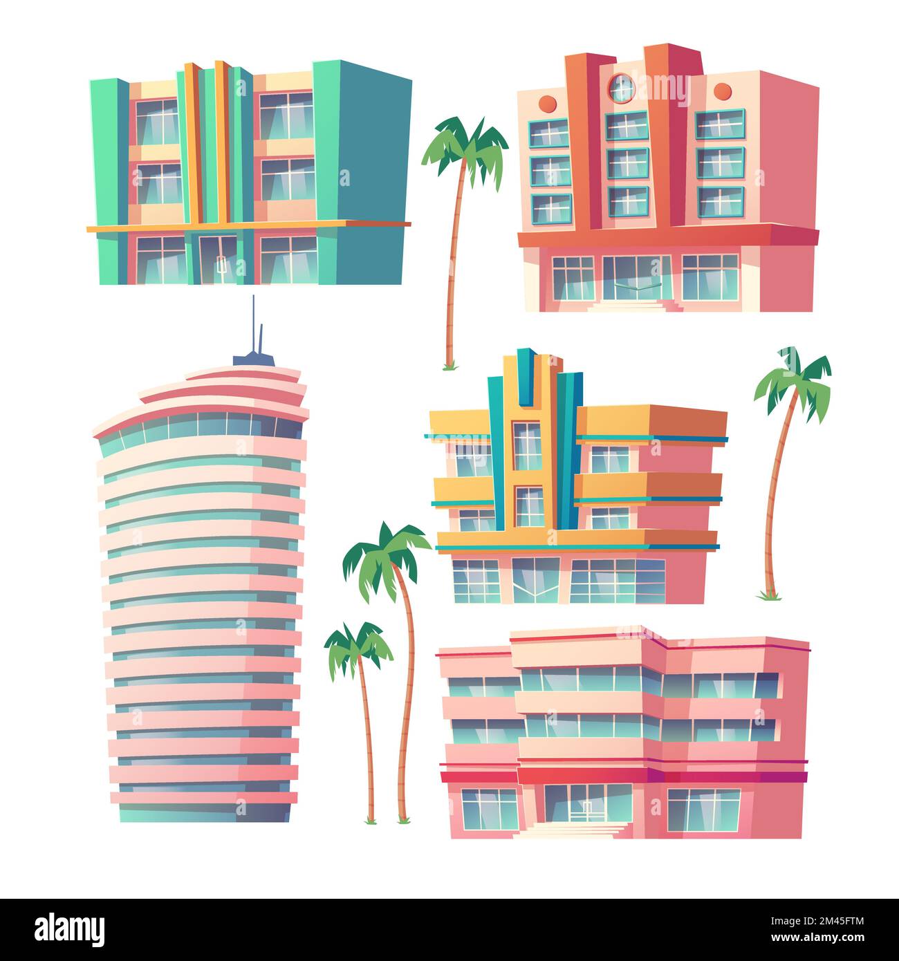 Resort town on Cut Out Stock Images & Pictures - Alamy