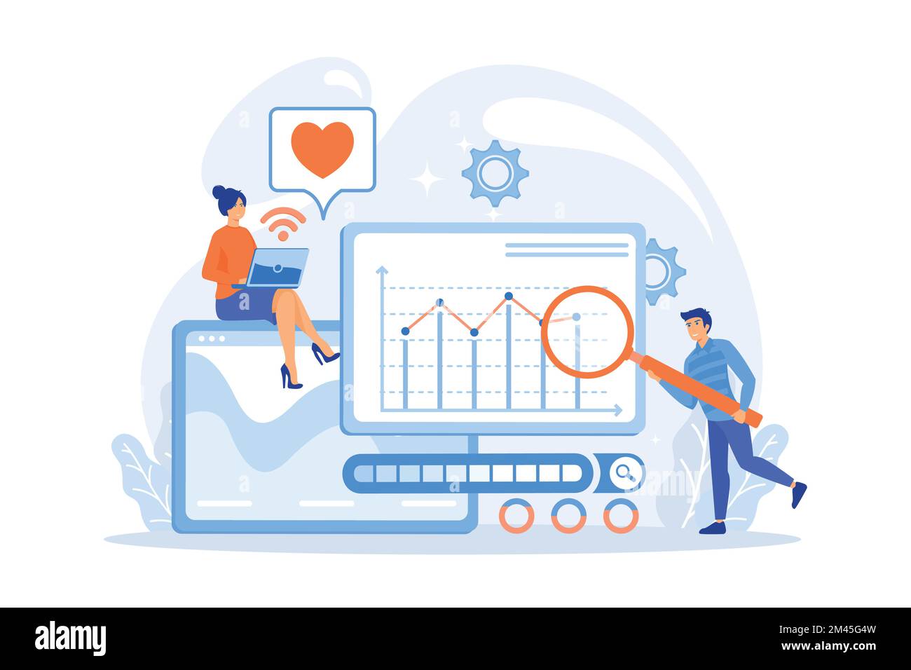 Digital tools cartoon hi-res stock photography and images - Alamy