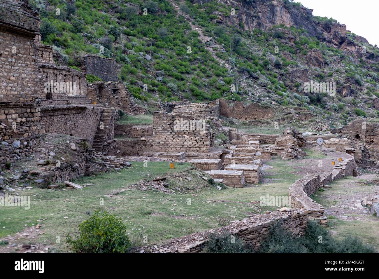The archaeology site of tokar dara stupa in najigram valley in the ...