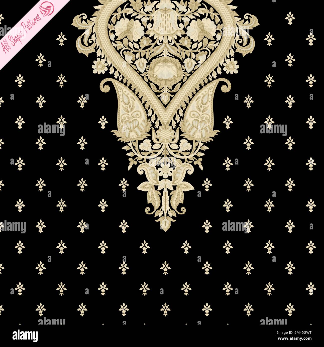 Digital And Textile Print Design Image Stock Photo - Alamy