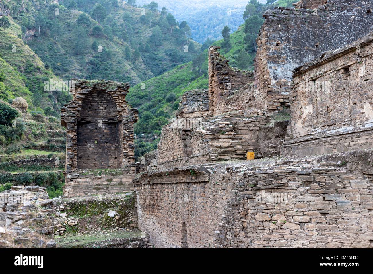 The Buddhist Stupa in Najigram valley, Barikot swat, Pakistan Stock ...