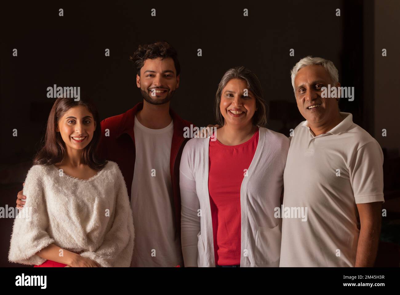 Well dressed family in living hi-res stock photography and images - Alamy