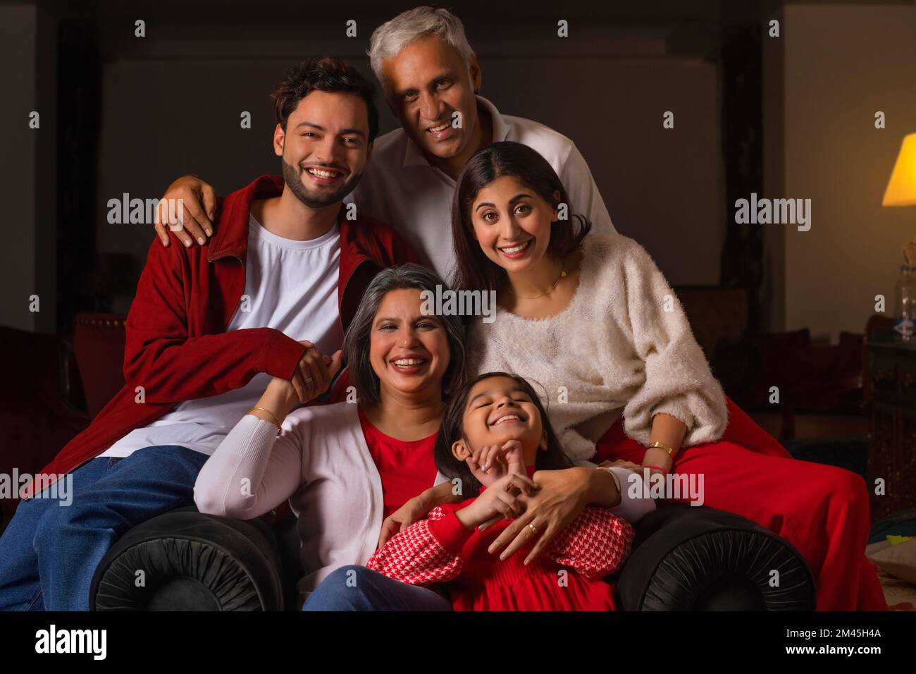 Family group portrait parents grandparents hi-res stock photography and ...