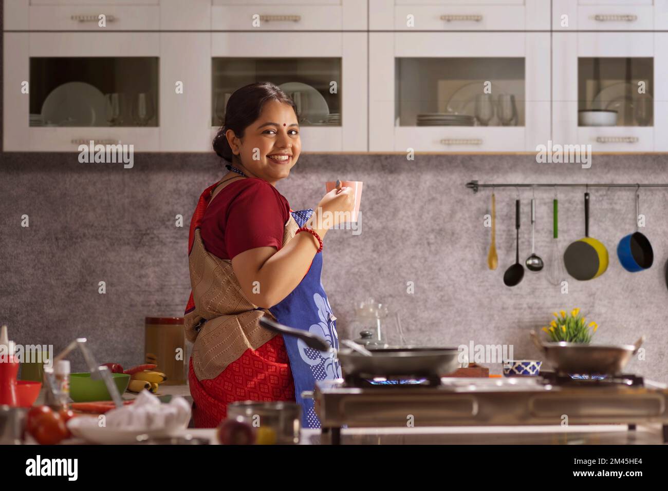 Tiffin box side view hi-res stock photography and images - Alamy