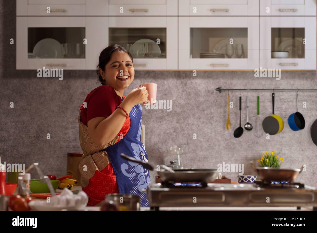 Tiffin box side view hi-res stock photography and images - Alamy