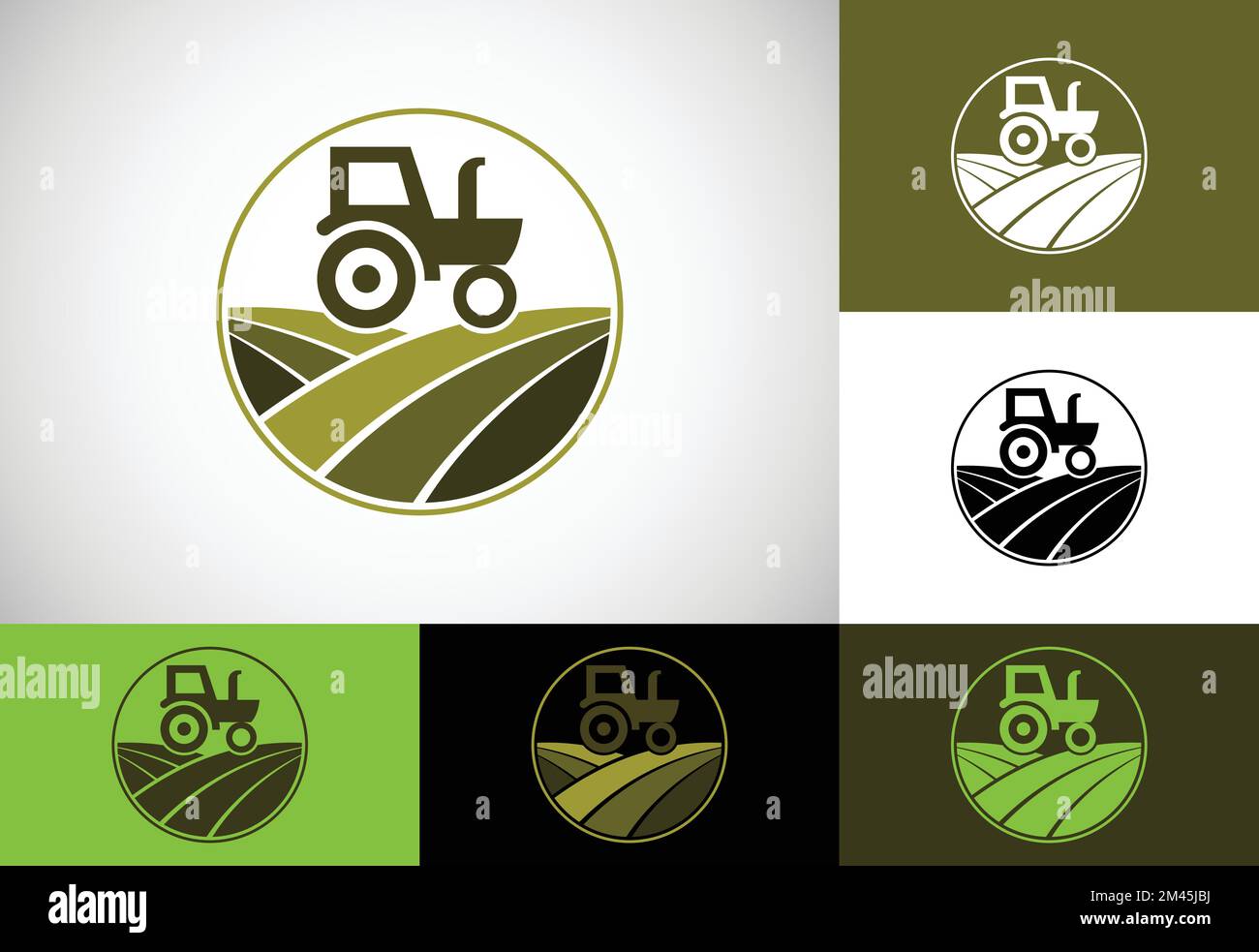 Tractor logo or farm logo template, Suitable for any business related ...