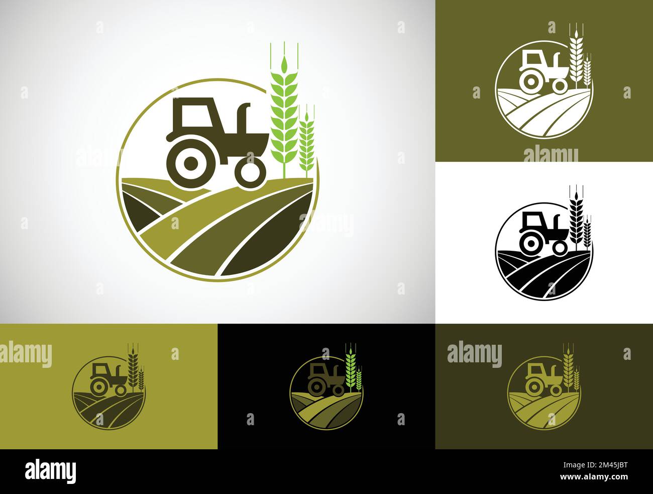 Tractor logo or farm logo template, Suitable for any business related ...
