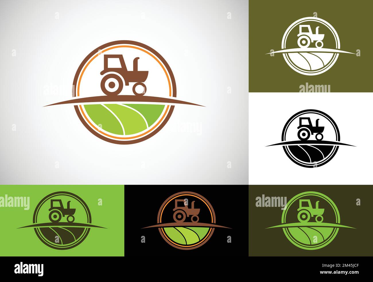 Tractor logo or farm logo template, Suitable for any business related ...