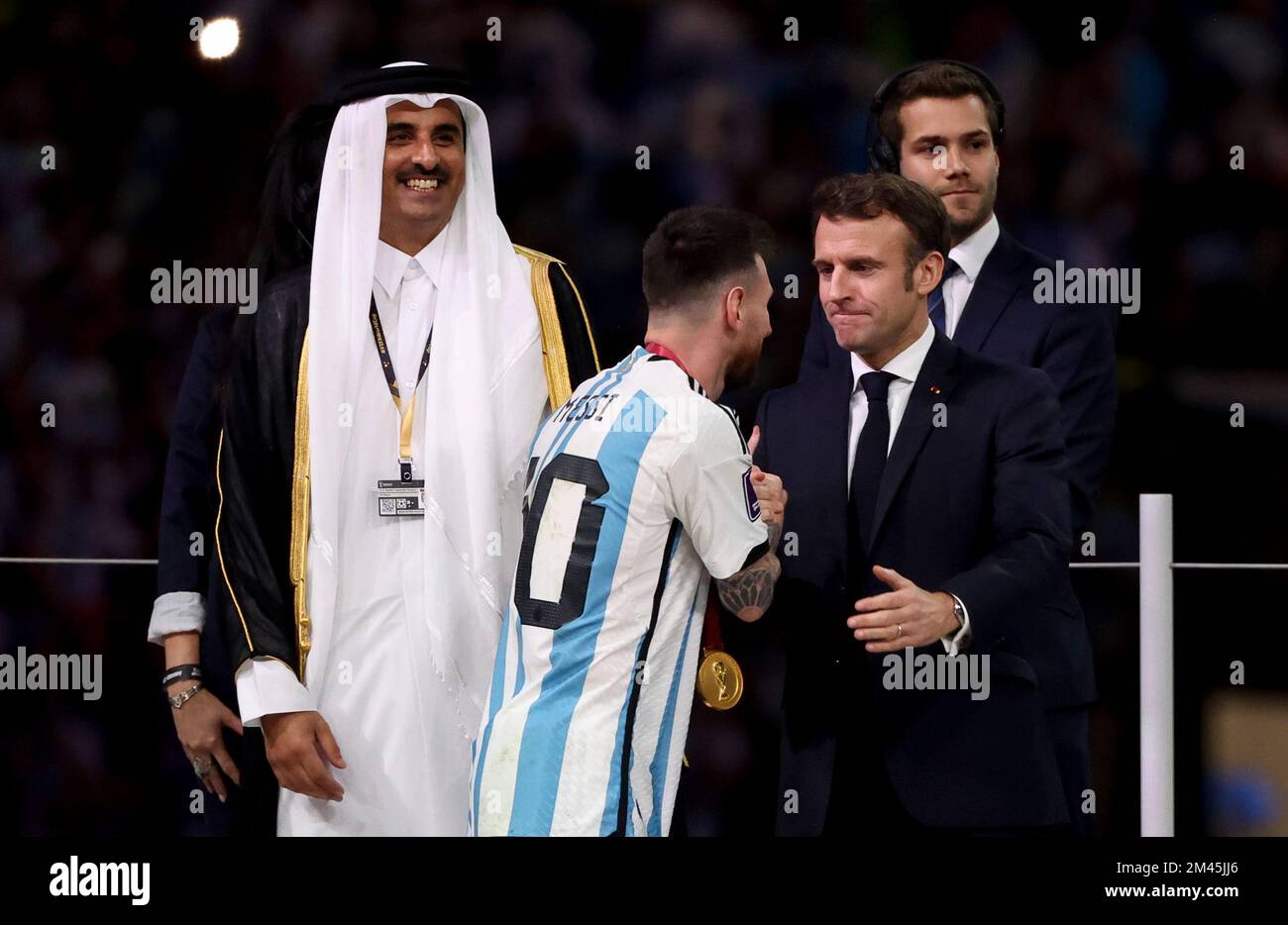 Qatar - 18/12/2022, Emir of Qatar Sheikh Tamim bin Hamad Al Thani ...