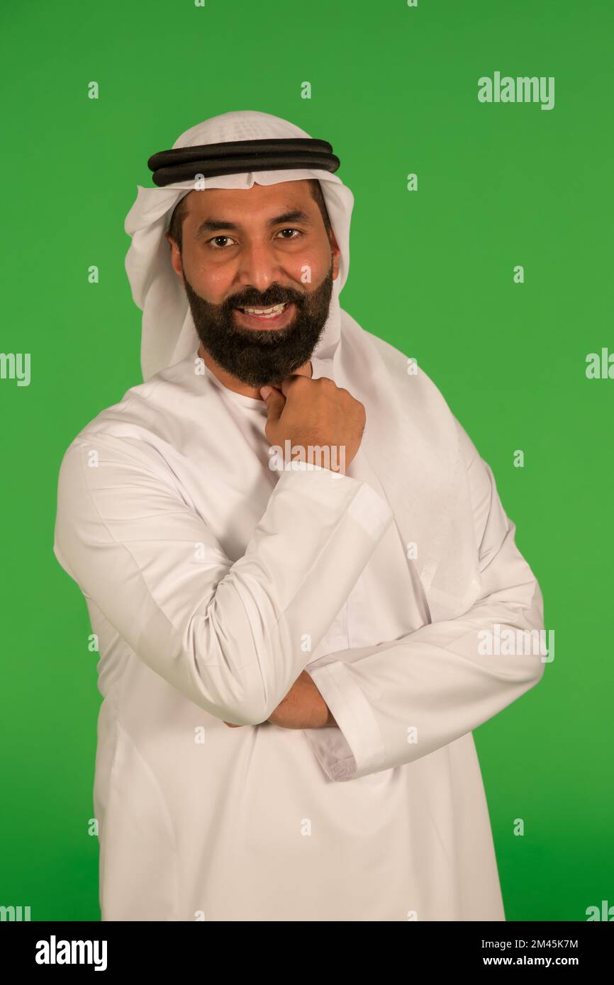 Portrait of an Emirati man Stock Photo - Alamy
