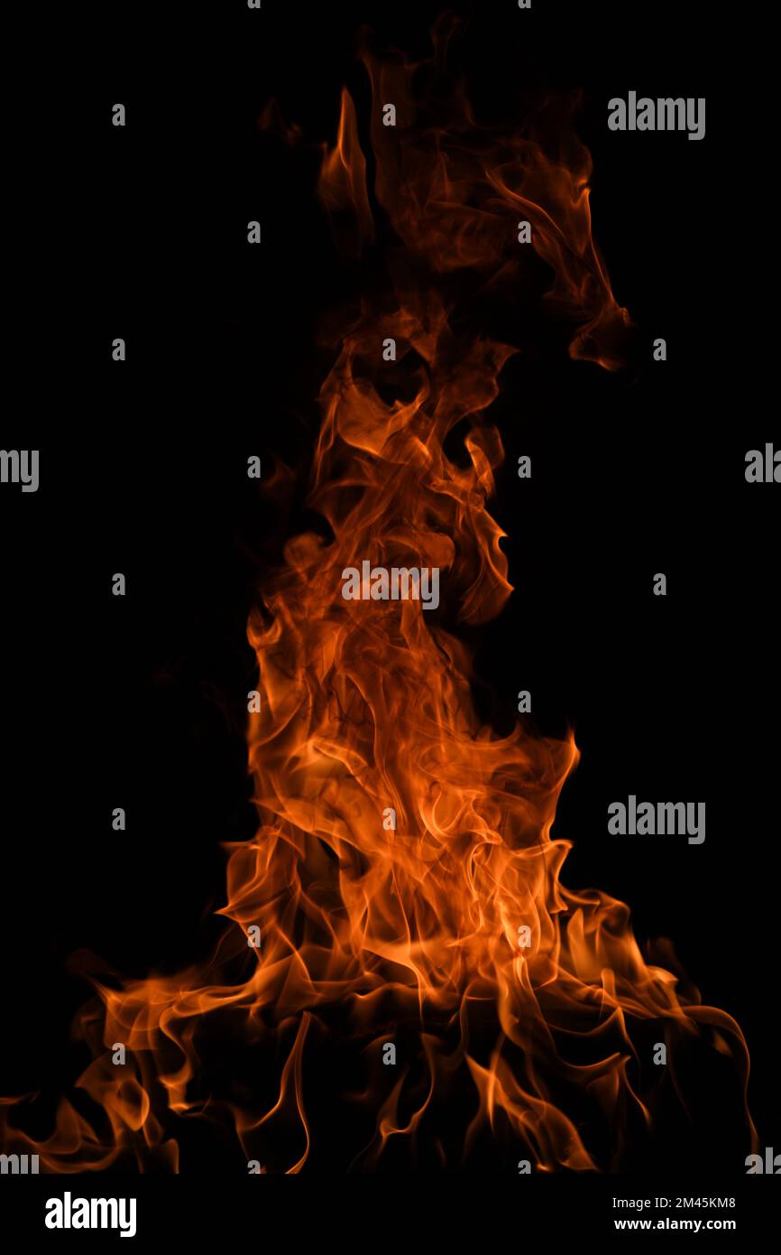 Blaze burning fire flame on art texture background Stock Photo - Alamy