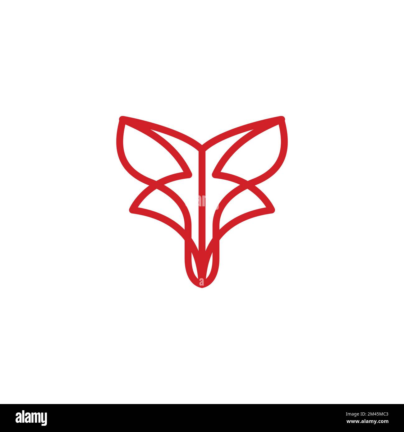 fox line logo design. foxie logo. fox icon Stock Vector Image & Art - Alamy