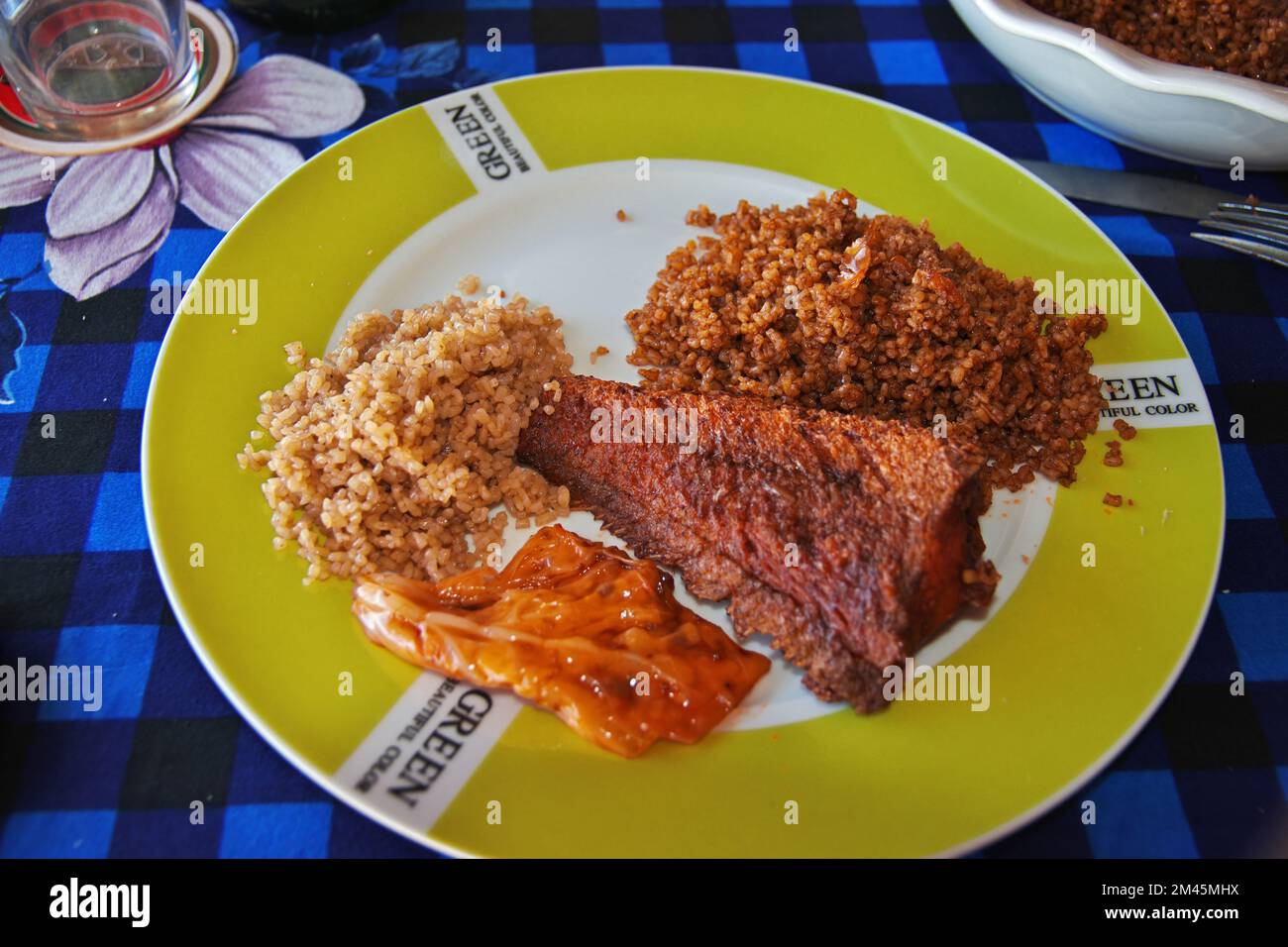 The national food of Senegal, West Africa Stock Photo - Alamy
