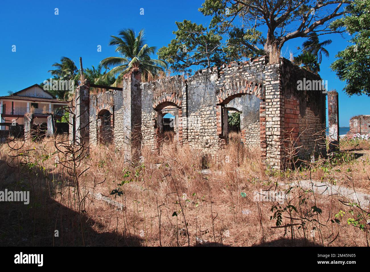 Old prison of Carabane island in Casamance river, Ziguinchor Region ...