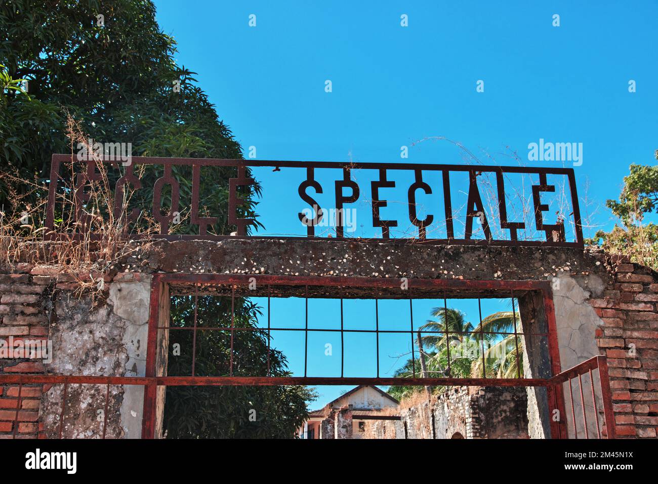 Old prison of Carabane island in Casamance river, Ziguinchor Region ...