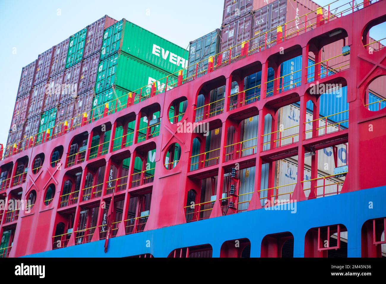 Odessa Ukraine Sirca 2018 Container Ship In Port At Container Terminal Ships Of Container