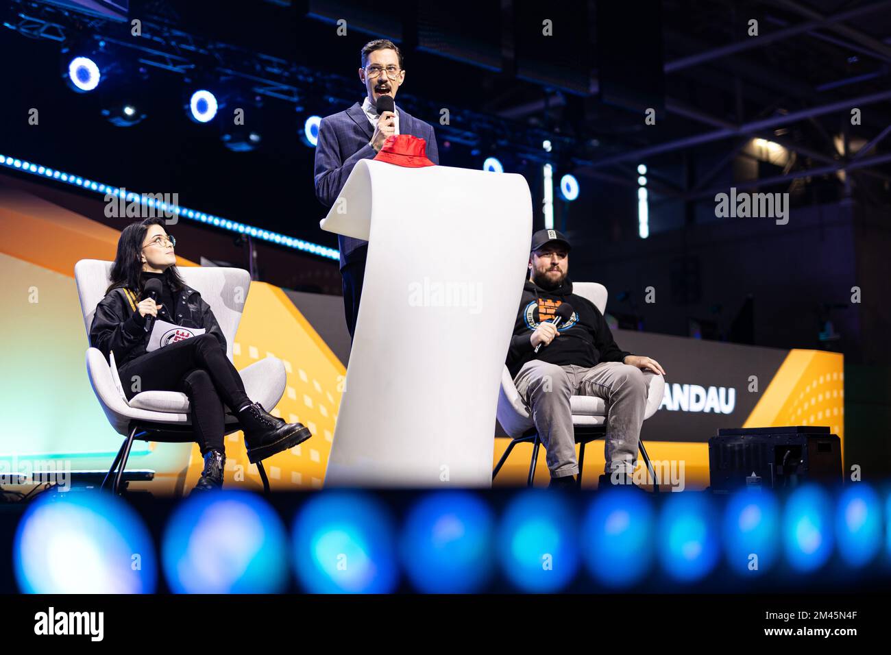 Hanover, Germany. 16th Dec, 2022. Youtuber Maximilian Knabe (stage name ...