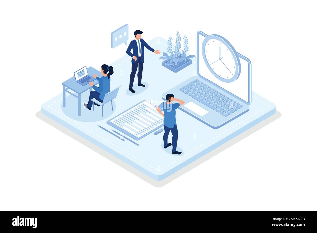 Business management , Time management and schedule organization concept ...