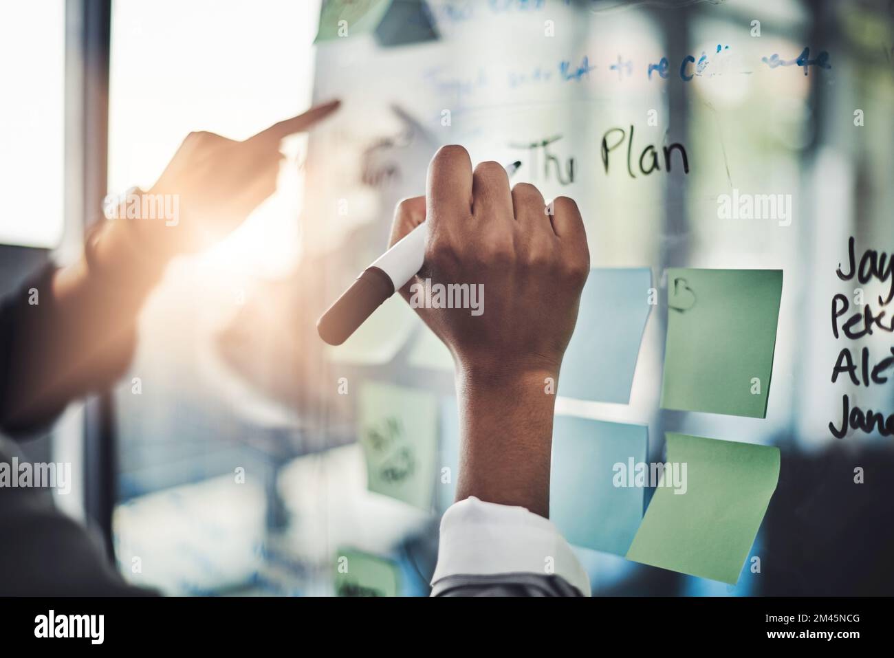 Proper planning is a vital part of achieving success. Closeup shot of ...