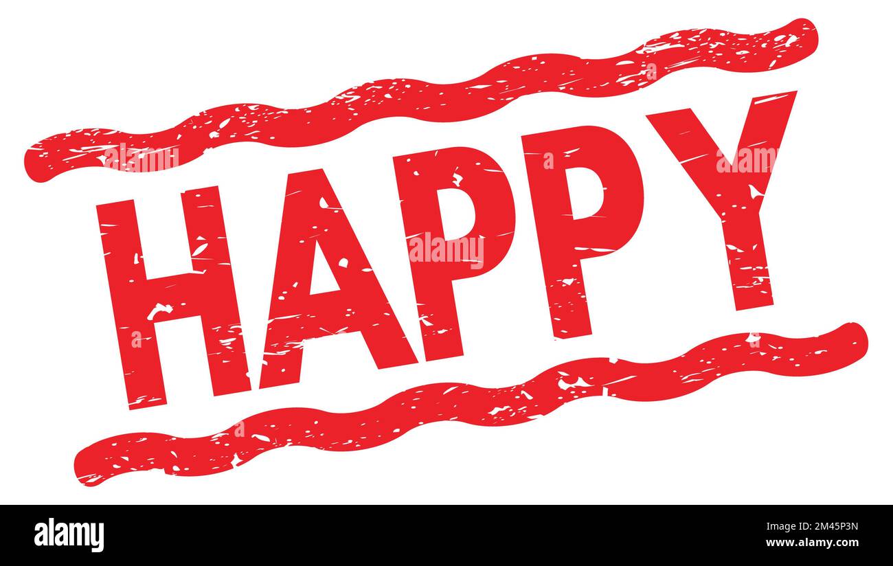 Sign written on happy Cut Out Stock Images & Pictures - Alamy