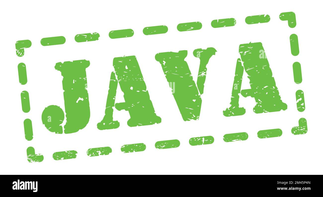 Java text on green hi-res stock photography and images - Alamy