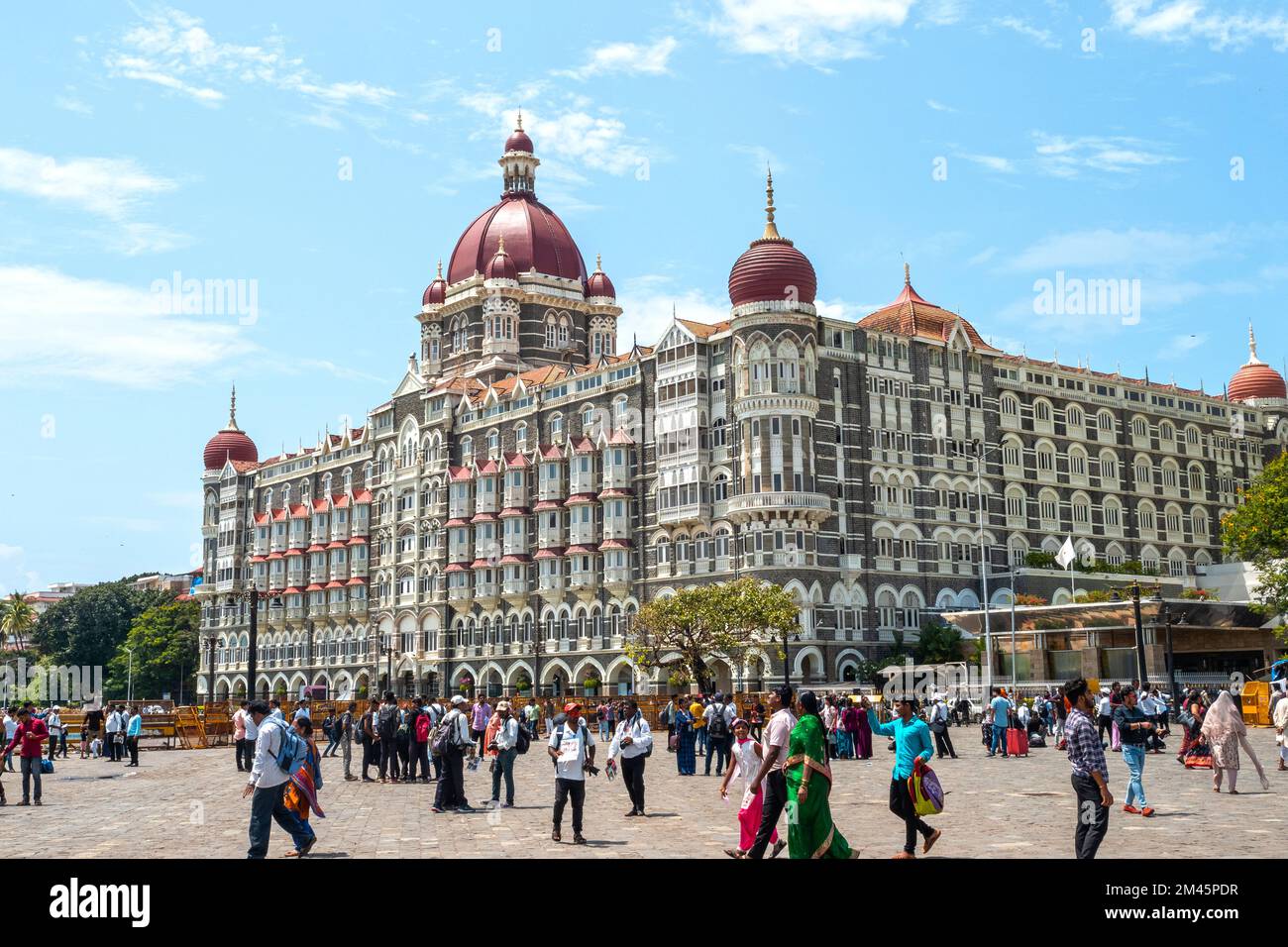 MUMBAI - SEP 24: Facade of The Taj Mahal Palace hotel in Colaba ...