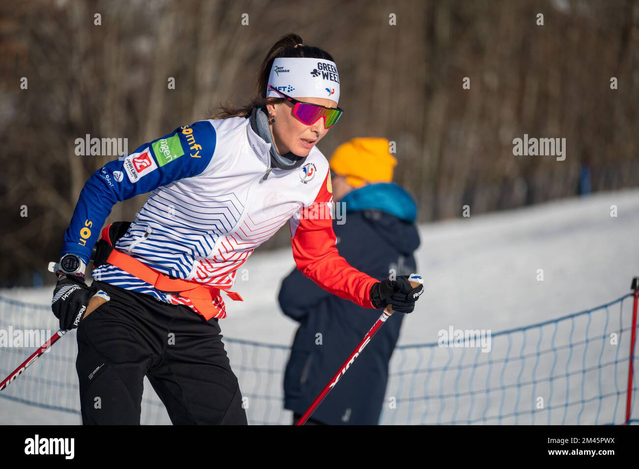 Grand-Bornand, France - 18/12/2022, CHEVALIER Chloe during the BMW IBU ...
