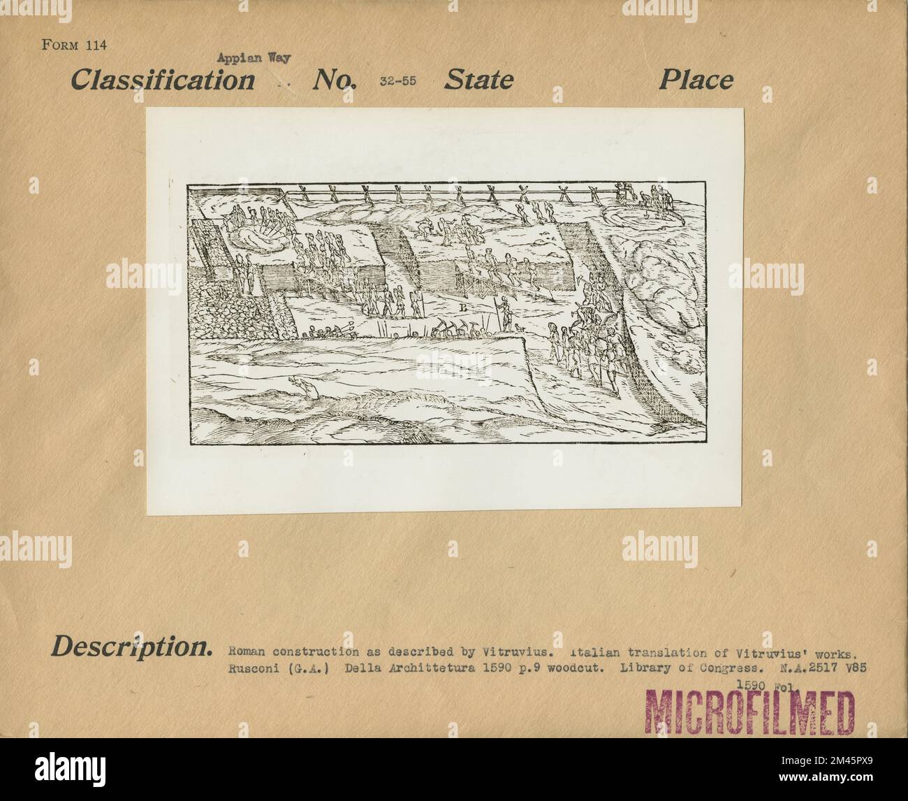 Roman Construction As Described By Vitruvius. Original caption: Roman ...