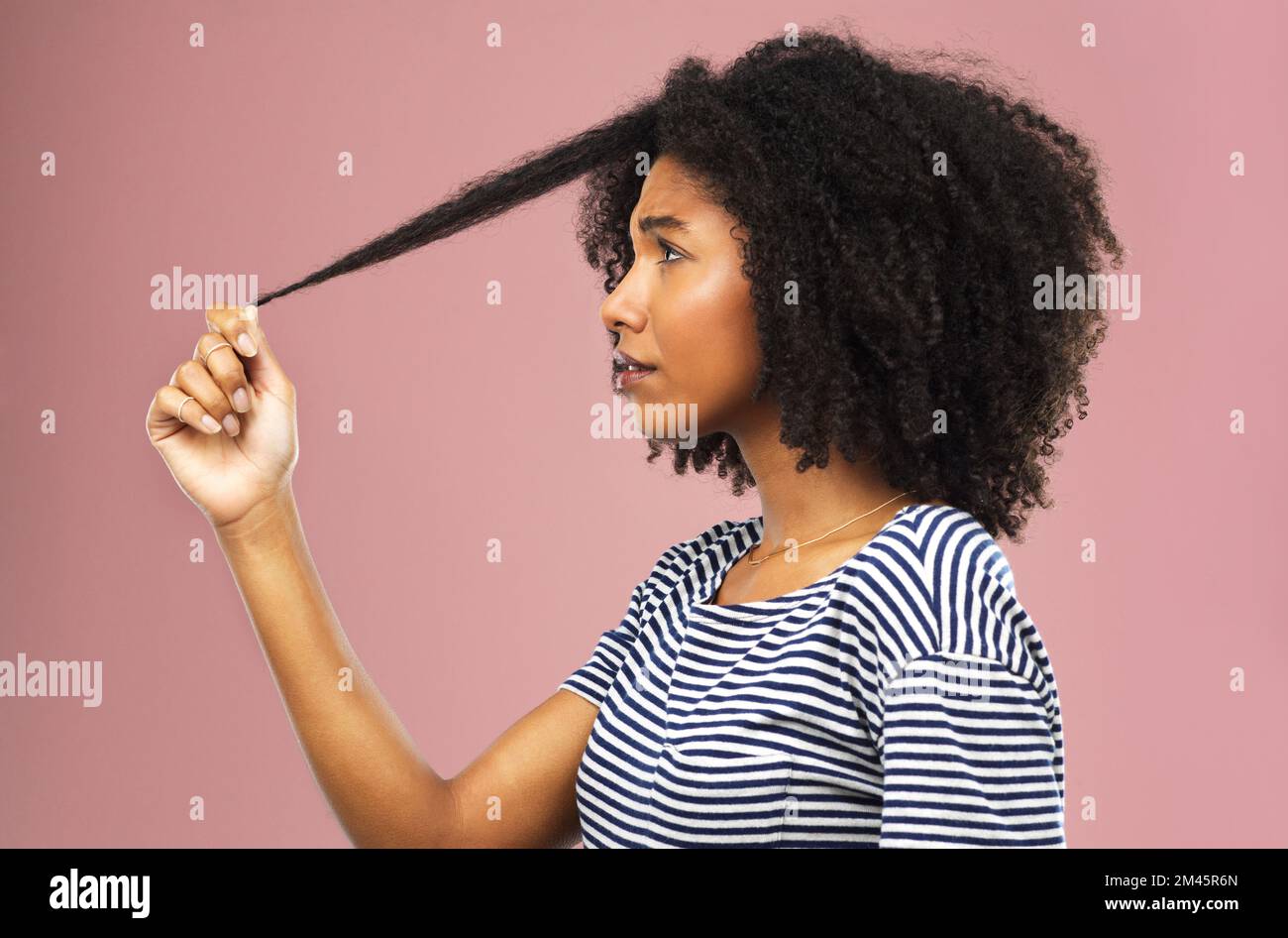 Strand of hair hi-res stock photography and images - Alamy