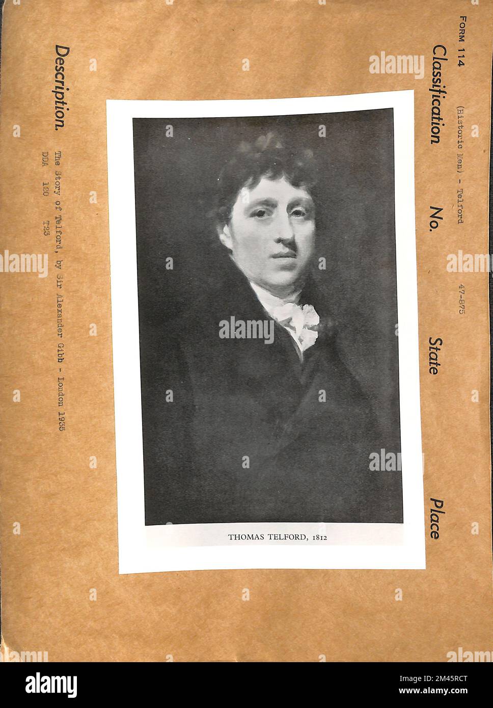 Thomas Telford, 1812. Original caption: Telford: 1812 "The Story of ...