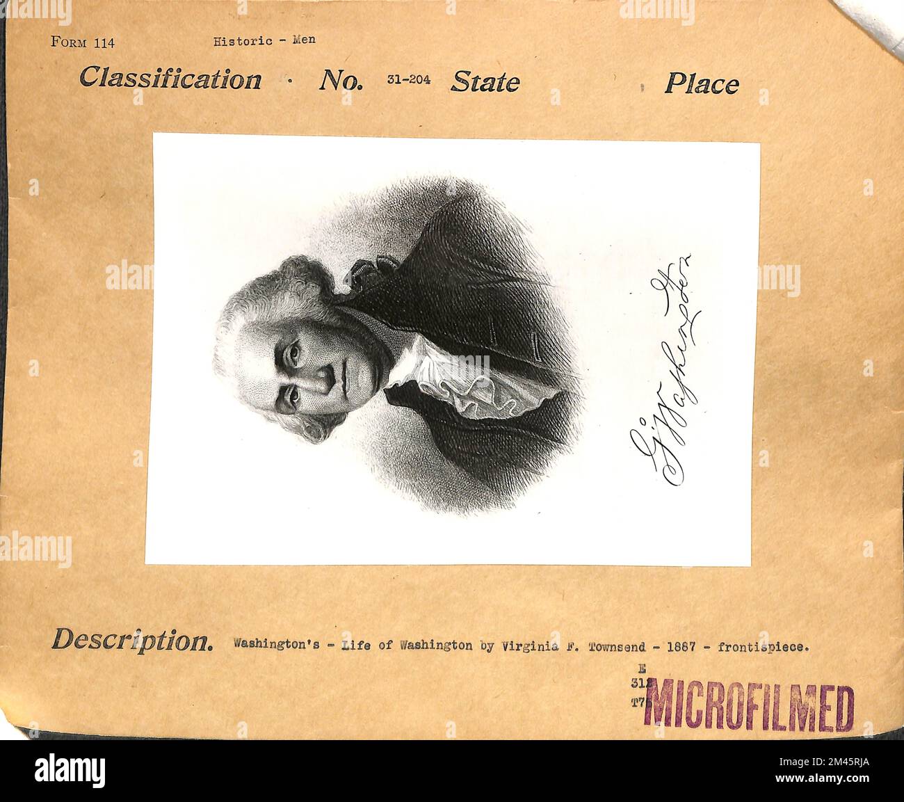 Washington's Portrait. Original caption: Washington's - Life of ...