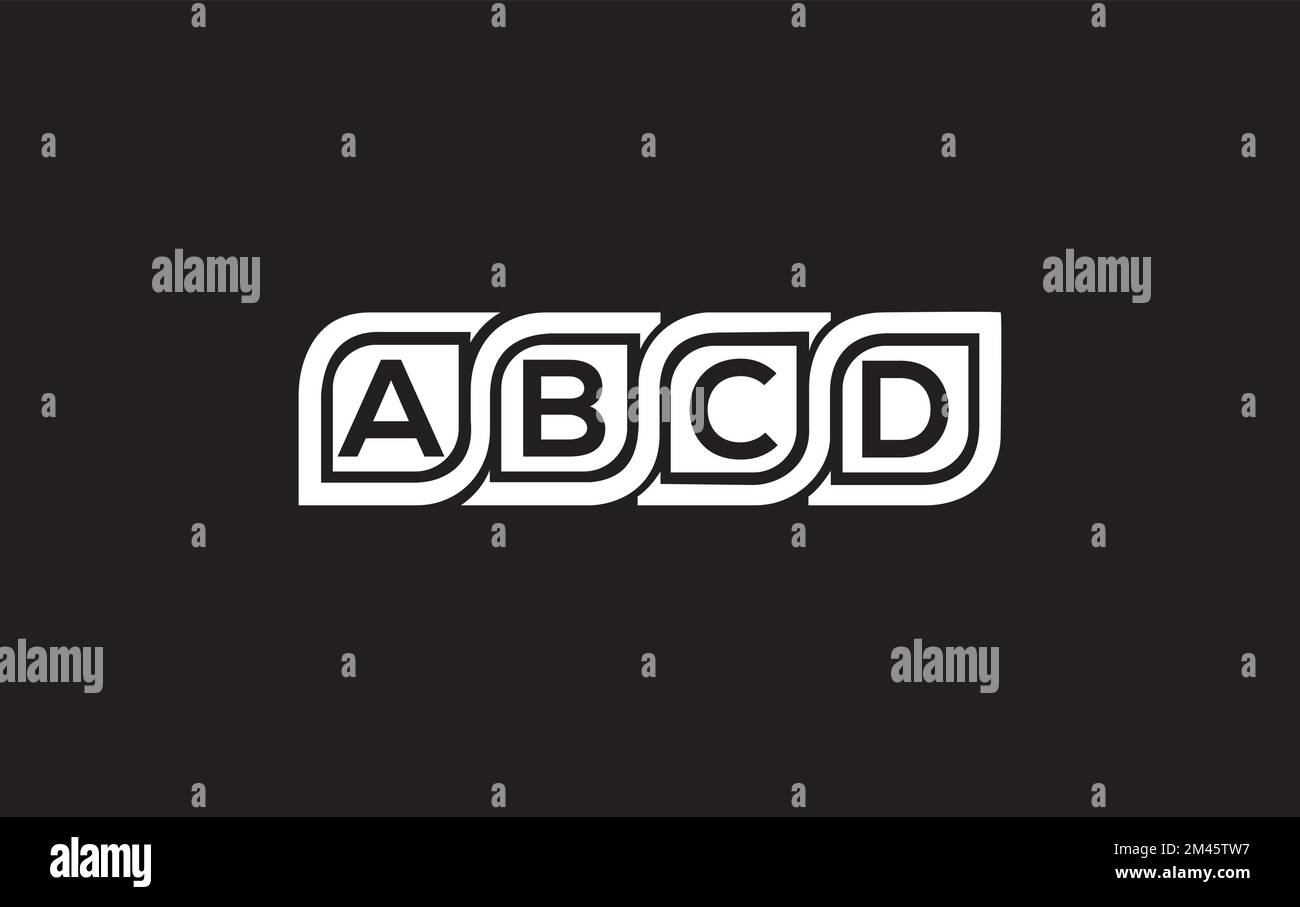 Abcd Black and White Stock Photos & Images - Alamy