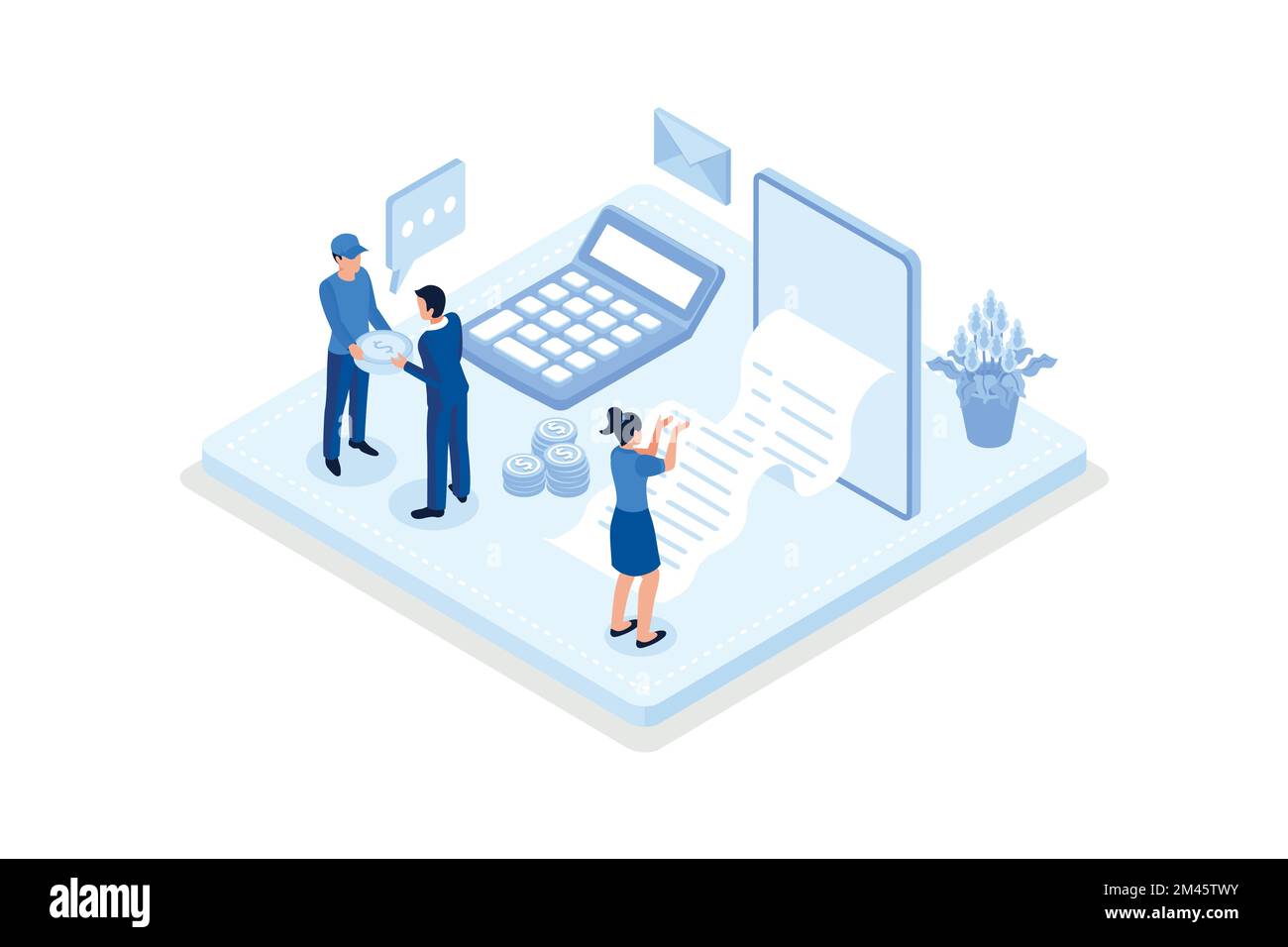 Accountant calculating receipt Stock Vector Images - Alamy Accountant calculating receipt Stock Vector Images - Alamy