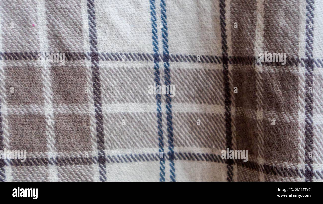 brown fabric texture with gingham as background Stock Photo - Alamy