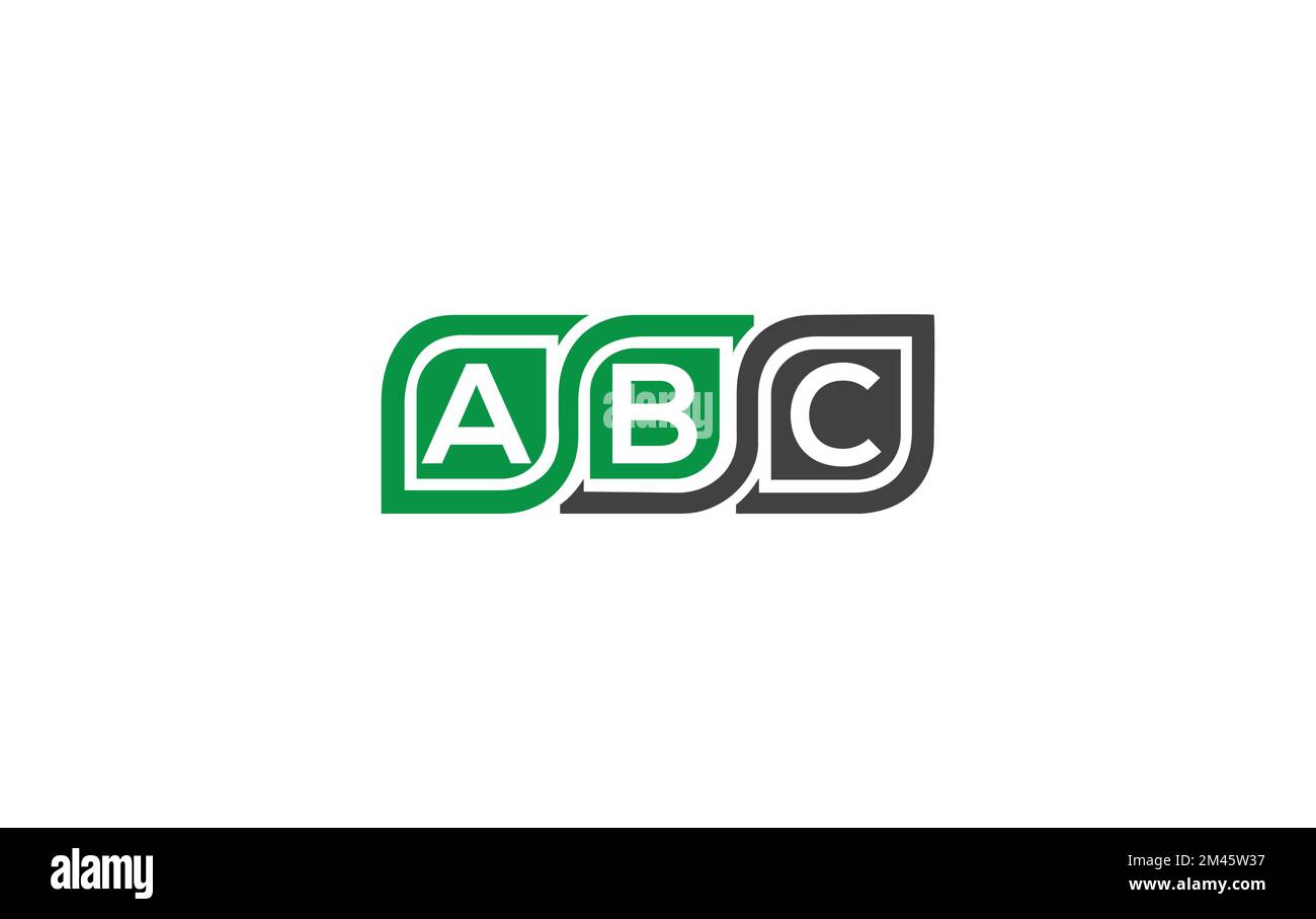 Abcd logo design hi-res stock photography and images - Alamy